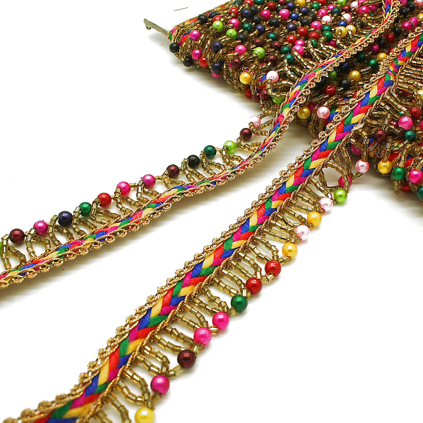 MULTICOLOR FRINGE EDGING TRIM - sarahi.NYC – Sarahi.NYC